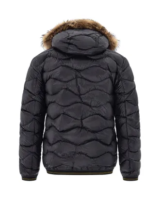 Blauer Wavefur Down Jacket - Black