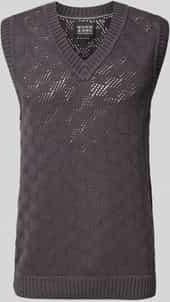 Scotch & Soda Pullunder mit gerippten Abschl&uuml;ssen