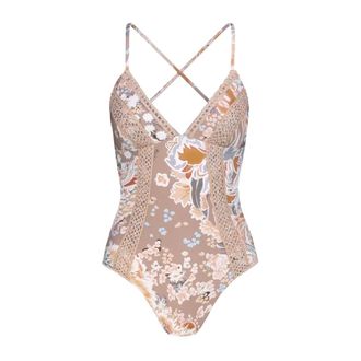 Miss Bikini Damen, Bademode, Beige, XLGr&ouml;&szlig;e