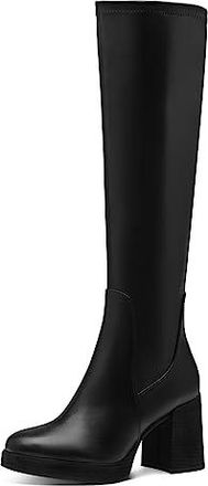 Marco Tozzi Femme 2-25515-41 Bottines Longues, Noir, 41 EU
