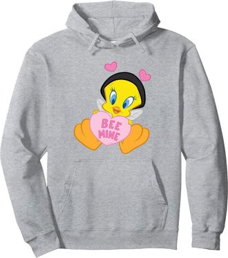 Looney Tunes Looney Tunes Valentines Day Tweety Bee Mine Pullover Hoodie