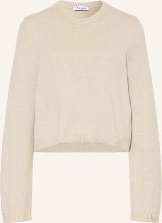 Alaia Ala&iuml;a Pullover Mit Cashmere beige