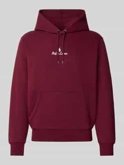 Polo Ralph Lauren Hoodie mit Label-Stitching und K&auml;nguru-Tasche