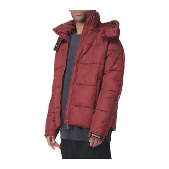 Disclaimer Piumino Imbottino con Logo Esteso sul Retro - - Jackets - Herren - Rot - XL