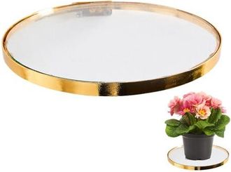 Generic Étagères flottantes - Étagère murale de salle de bain - Étagère ronde en verre de fer, décoration dintérieur pour bureau, chambre à coucher