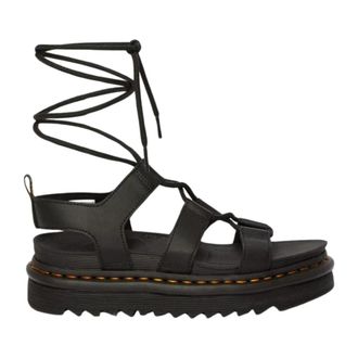 Dr. Martens Hydro Gladiator-Sandalen mit Schn&uuml;rung - - Shoes - Damen - Schwarzk - 40 EU