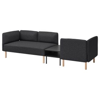 IKEA LILLEHEM 3er-Sitzelement mit Ablage