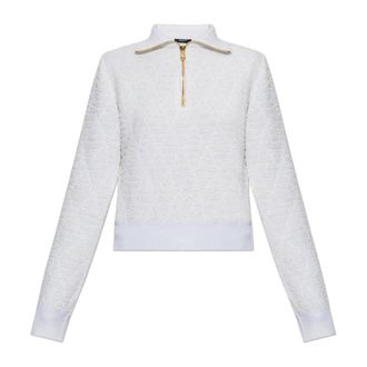 Balmain Femme, Pulls, Blanc, Taille: 34 FR Pull &agrave; col