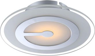 Globo Lighting LED Deckenleuchte Chrom 6 Watt Leuchte Globo 41698-2