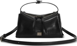 Dolce & Gabbana Homme, Sacs, Noir, Taille: ONE Size Vittoria Tempesta Sac bandoulière en cuir de veau