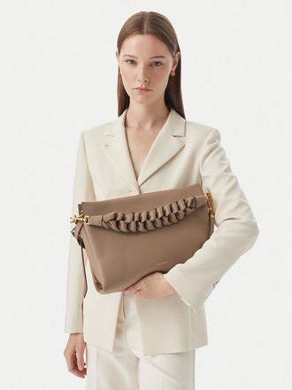 Coccinelle Handtasche Coccinelle M250 Boheme Grana Double E1 M50 19 02 01 Dunkelbeige