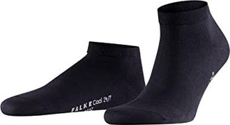 Falke Cool 24/7 M Sn coton unies 1 paire, Chaussettes basses Homme, Bleu Dark Navy 6375, 45-46
