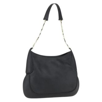 Ferragamo Sac bandouli&egrave;re en cuir Pre-owned - Femme - Pre-owned - Noir - Taille: ONE Size