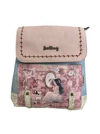 Generico Sac &agrave; dos d&eacute;contract&eacute; pour femme / Sac &agrave; dos SWEET CANDY/CADEAU ORIGINAL/SAC JEUNES/SAC &Agrave; BANDOULI&Egrave;RE/CADEAUX POUR FEMME, Rose, bleu, beige, M