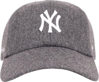Sporty & Rich Femme, Accessoires, Gris, Taille: ONE Size Yankees Serif Wool Hat