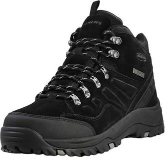 Skechers Homme Relment Pelmo Botte de randonn e, Noir, 43 EU