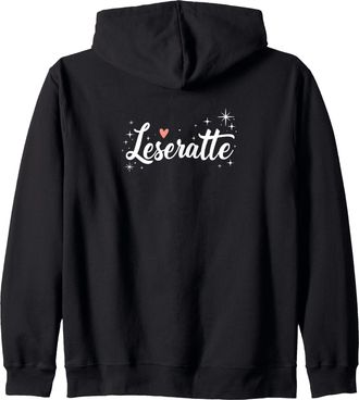 Mapanoli Design Leseratte - S&uuml;&szlig;er Buchliebhaber Style Kapuzenjacke