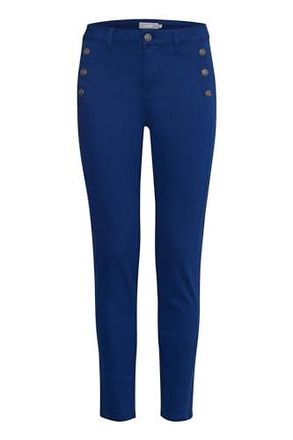 Fransa FRMAX PA 1 Pantalon en tissu stretch pour femme Coupe ajust&eacute;e, Bellwether Blue (193943), W36