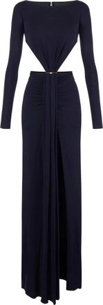 Elisabetta Franchi Femme, Robes, Bleu, Taille: 36 FR Robe Tapis Rouge