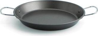 Quid Senia Paella-Pfanne, Karbonstahl, Ofen und Induktion 34 cm Schwarz