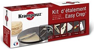 Krampouz Kit d&Eacute;talement EASY CREP P/Cr&ecirc;pi&egrave;re Diam&egrave;tre 35 cm - &Eacute;taleur en inox - Pour de Grandes Cr&ecirc;pes Fines et Rondes - Accessoires fournis R&eacute;f AKE83