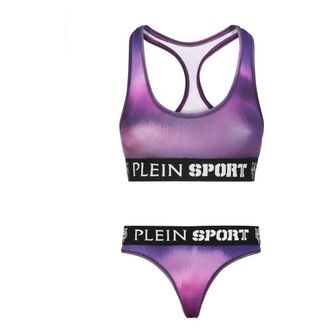 Plein Sport Jogging Lingerie Set Optical - - Sport - Damen - Lila - L