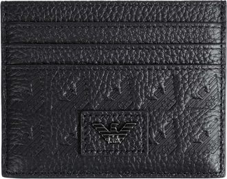 Emporio Armani Embossed Eagle Card Holder