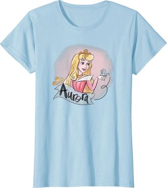 Disney Sleeping Beauty Princess Aurora in Pink Dress T-Shirt T-Shirt