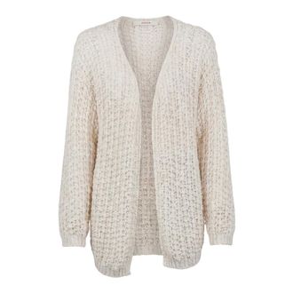 Jucca Femme, Pulls, Beige, Taille: 36 FR Cardigan Point Anglais