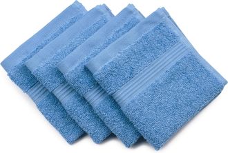 Gözze New York Seiftuch, 4er Set, Weich und saugfähig, 100% Baumwolle, 30 x 30 cm - Fjord