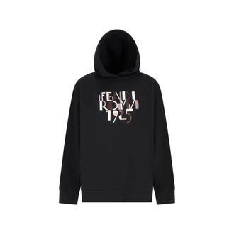 Fendi Damen, Sweatshirts & Hoodies, Schwarzk, SGr&ouml;&szlig;e