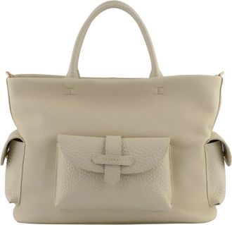 Pourchet Femme, Sacs, Beige, Taille: ONE Size Reporter Tote