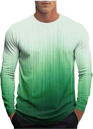 Generic T-shirt dentraînement de bodybuilding à manches longues pour homme, rose, XXL