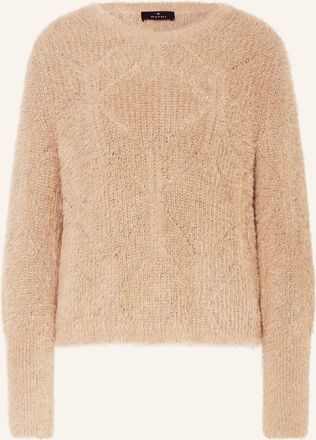 Monari Monari Pullover Mit Glitzergarn beige