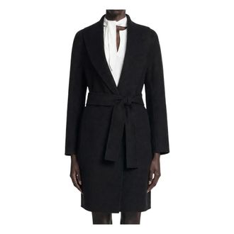 Max Mara Damen, M&auml;ntel, Schwarzk, 2XSGr&ouml;&szlig;e