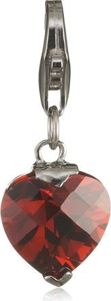 Pasionista Charms Anhänger 925 Sterling Silber rotes Herz 604589