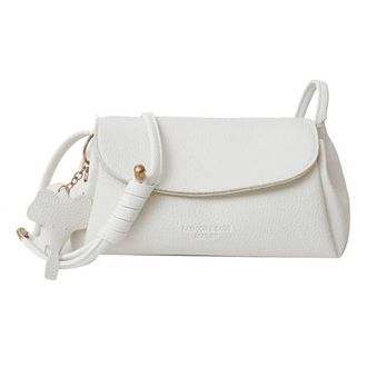 Generic Sac &agrave; main fourre-tout en polyur&eacute;thane avec bandouli&egrave;re r&eacute;glable pour femme, usage quotidien et occasions sp&eacute;ciales, blanc, 12.6*9.06*4.72inch