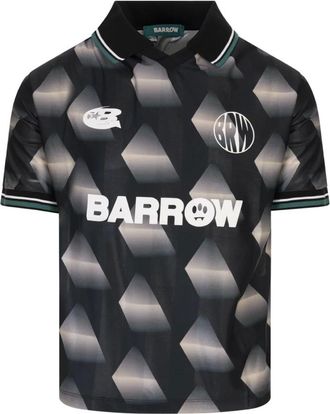 Barrow Barrow, Homme, Tops, Noir, Taille: L T-shirt noir avec logos