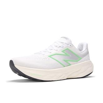 New Balance Chaussures de Course Fresh Foam X 1080 V14 pour Homme, NB 103 Blanc/Feuille de Citron Vert/Angora, 42.5 EU