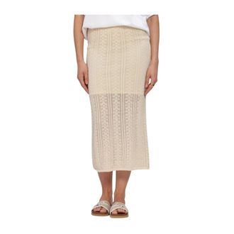 Moss Copenhagen Damen, R&ouml;cke, Beige, XS/SGr&ouml;&szlig;e