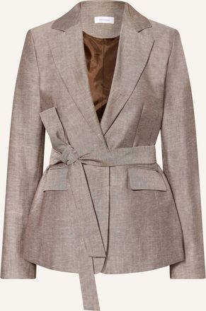 Darling Harbour Darling Harbour Blazer Mit Leinen braun