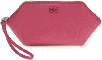 Ganni Sechseckige Pochette mit Handgelenkschlaufe - - Bags - Damen - Rosa - ONE SIZE