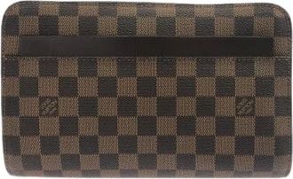 Louis Vuitton Sac pochette Damier Pre-owned - Femme - Pre-owned - Brun - Taille: ONE Size