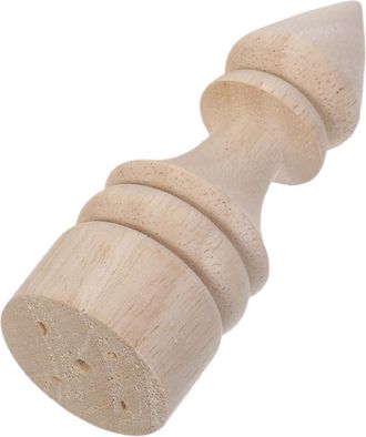 BESPORTBLE MAGICLULU Unbehandelte Massivholz Roman S&auml;ulenaufs&auml;tze 4 X 10cm Dekorative Bettpfosten und Gardinenstangenenden f&uuml;r Wohndekor und Selbstgemacht M&ouml;belv