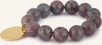 Vanessa Baroni Vanessa Baroni Armband Beads Flex grau