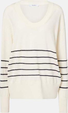 Max Mara Pullover Levante aus Baumwolle und Seide
