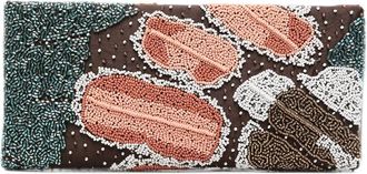 Staud Bead-embellished Butterfly-pattern Clutch Bag