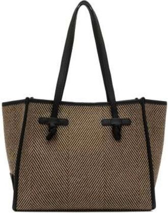 Gianni Chiarini Femme, Sacs, Multicolore, Taille: ONE Size Élégant Sac Fourre-Tout en Laine Noire