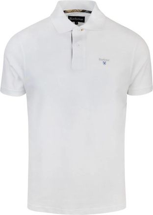 Barbour Homme, Tops, Blanc, Taille: 2XL Polo en piqu&eacute;