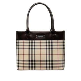 Burberry Pre-owned Canvas Handbag - - Pre-owned - Damen - Beige - ONE SIZE